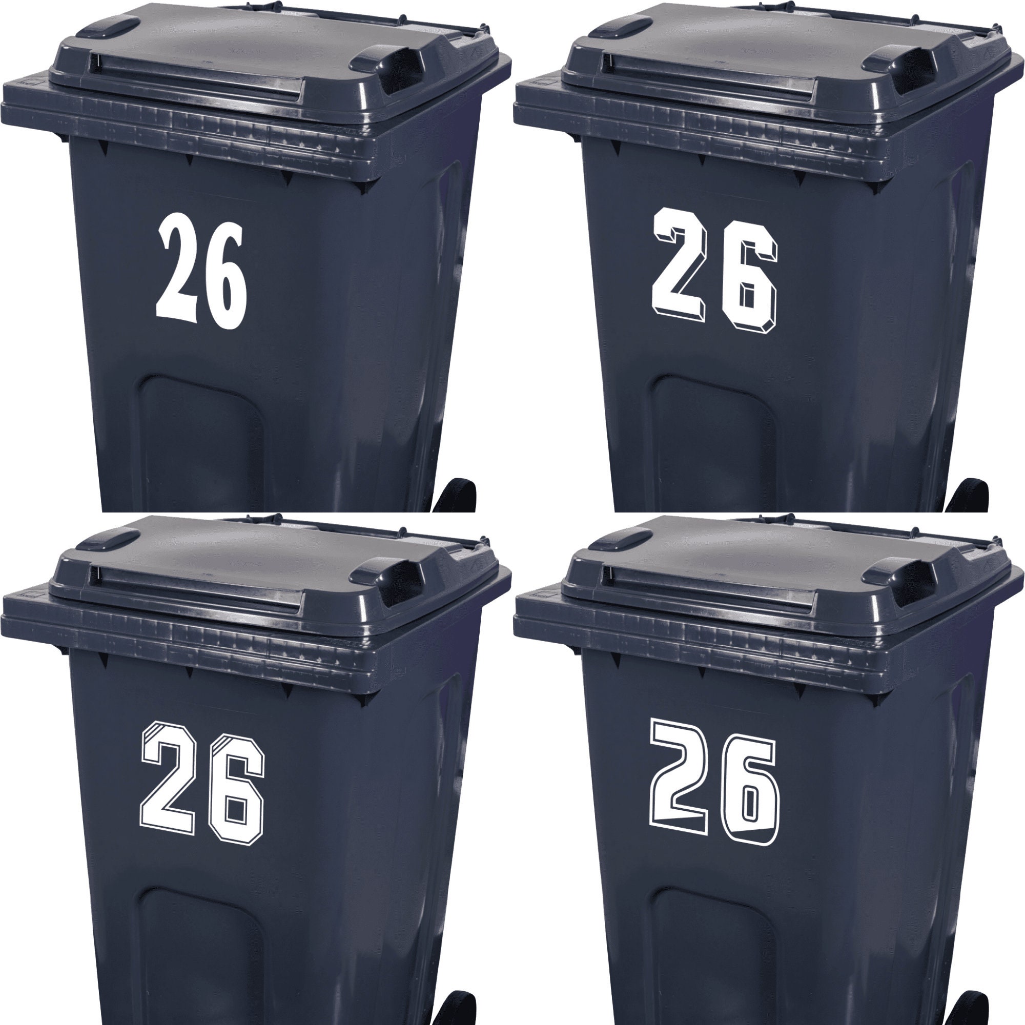 Personalised Football Wheelie Bin Stickers Football & Soccer - Etsy