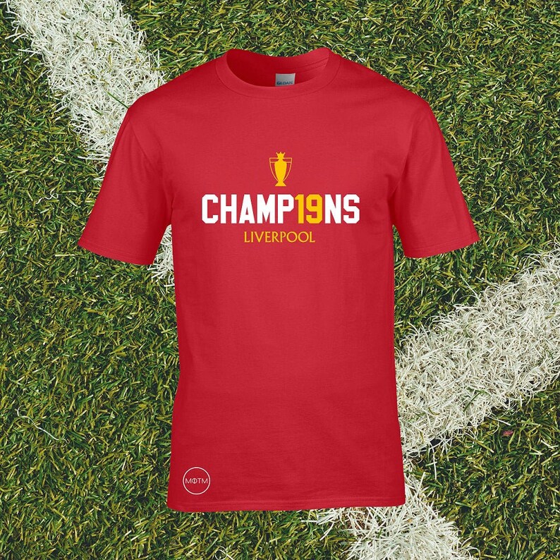 Liverpool Premier League Champions 2019/2020 Football - Etsy