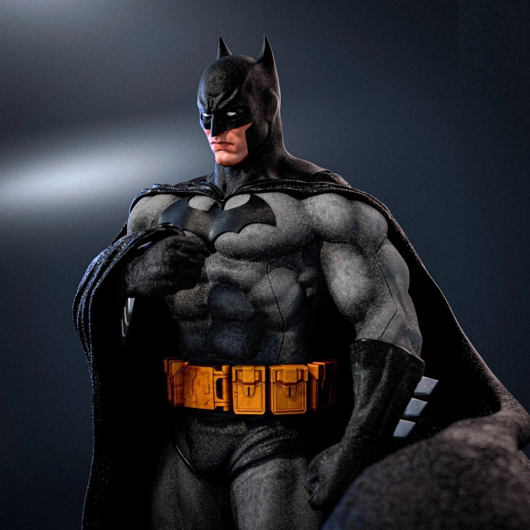Batman_fan_art/ Sculpture or Torso Unpainted or Fully Painted - Etsy