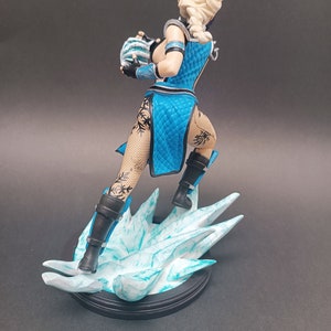 Elsa_sub-zero_mortal_kombat_fan_art/sculpture Unpainted garage Kit or ...