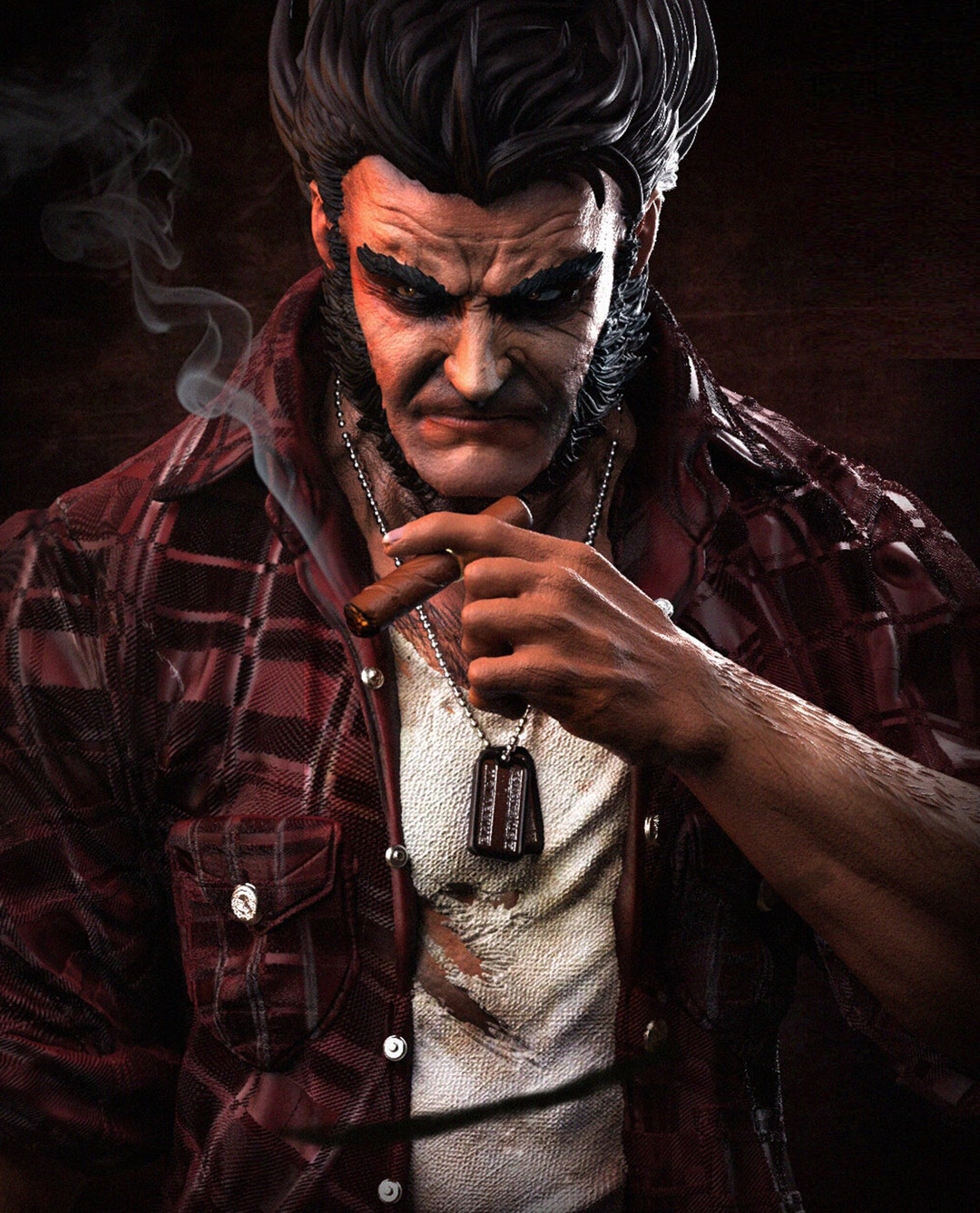 Wolverine_ X-men_ Fan Art/ /sculpture Unpainted or Fully Painted/adult ...