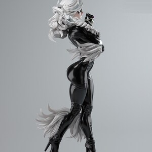 Black-cat Fan Art / /resin Scale Model for Assembling and Painting or ...