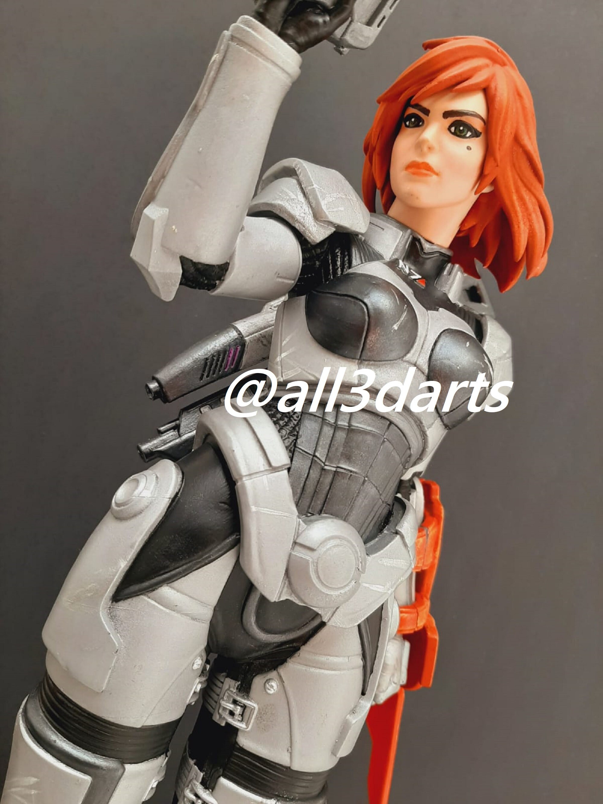 Shepard Woman Mass Effect Fan Art / Modell im Harzmaßstab - Etsy Schweiz