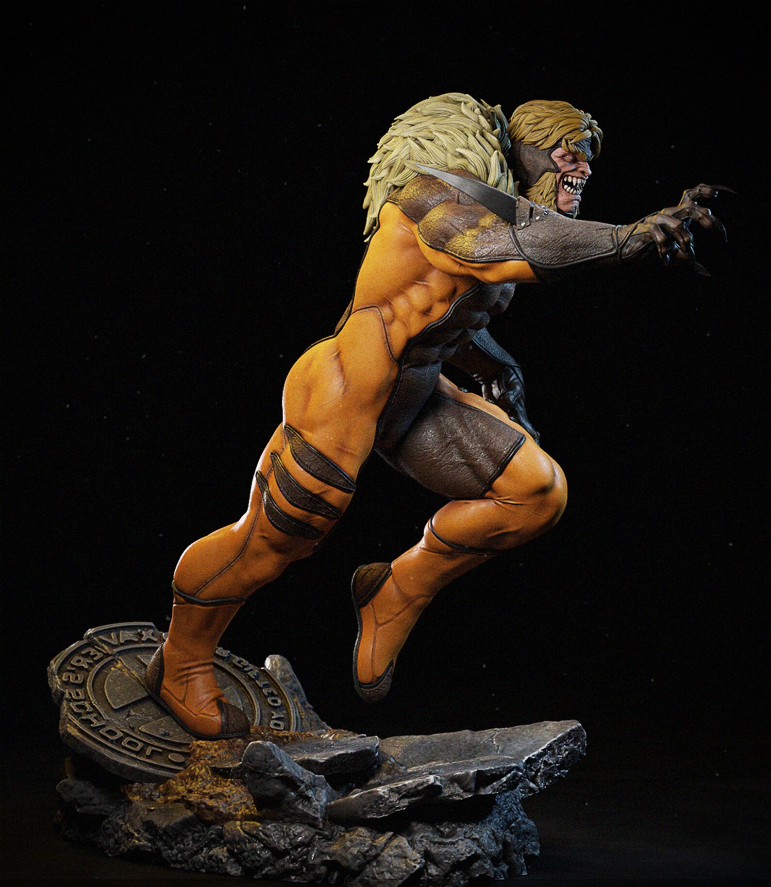 Sabretooth_ X-MEN_ Fan Art/ Resin Scale Model for Assembling and ...