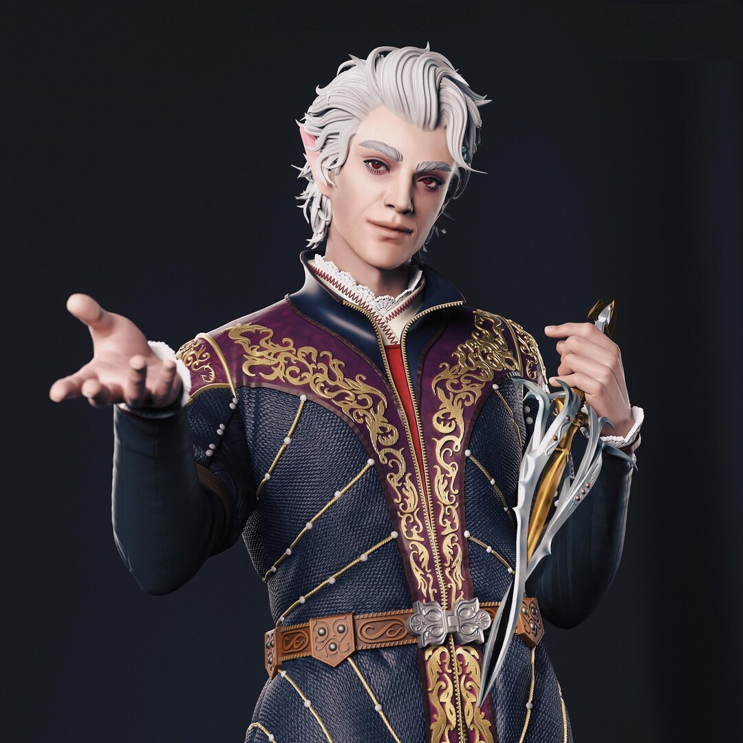 Astario _ (BG3 Fan Art)/ Sculpture Unpainted or Fully Painted (adult ...