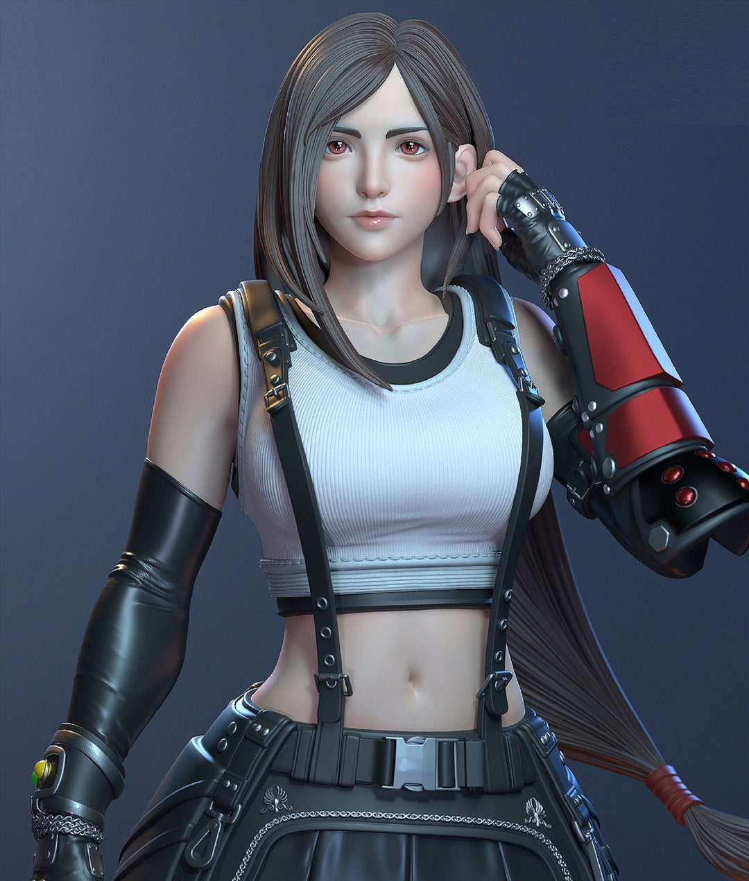 Tifa Fan Art /FF7 VII SFW & NSFW Fan Art/ Resin Scale Model for ...