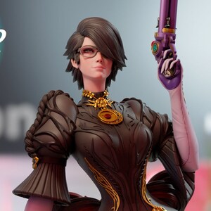 Bayonetta_fan_art /3d Sculpture Made of ABS Resin for Assembling and ...