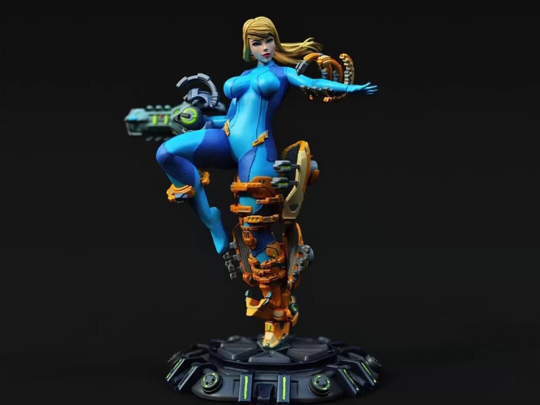 Samus Aran Zero Suit metroid / Resin Scale Model for Assembling and ...