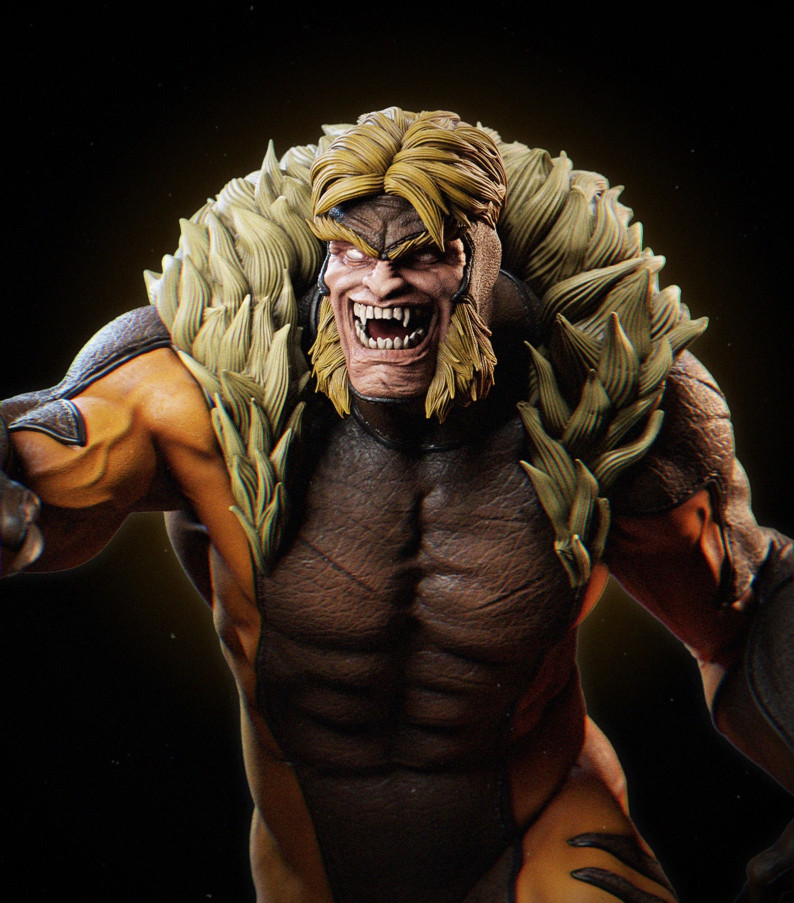 Sabretooth_ X-MEN_ Fan Art/ Resin Scale Model for Assembling and ...