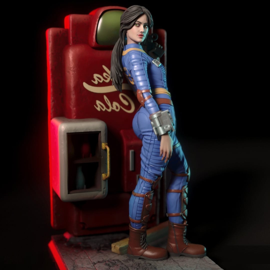 Lucy fallout_ Fan_art / Sculpture SFW or NSFW Unpainted or Fully Painted adult - Etsy