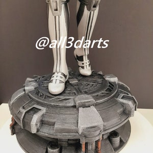 Female Sheppard mass Effect Fan Art Resin Scale Sculpture Unpainted or ...