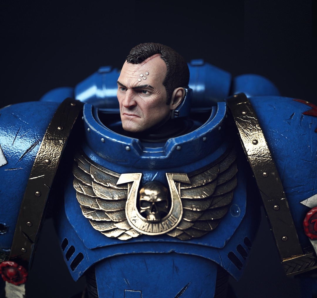 Titus_ Space Marines_ 2_ WH40K Fan Art Sculpture Unpainted or Fully ...