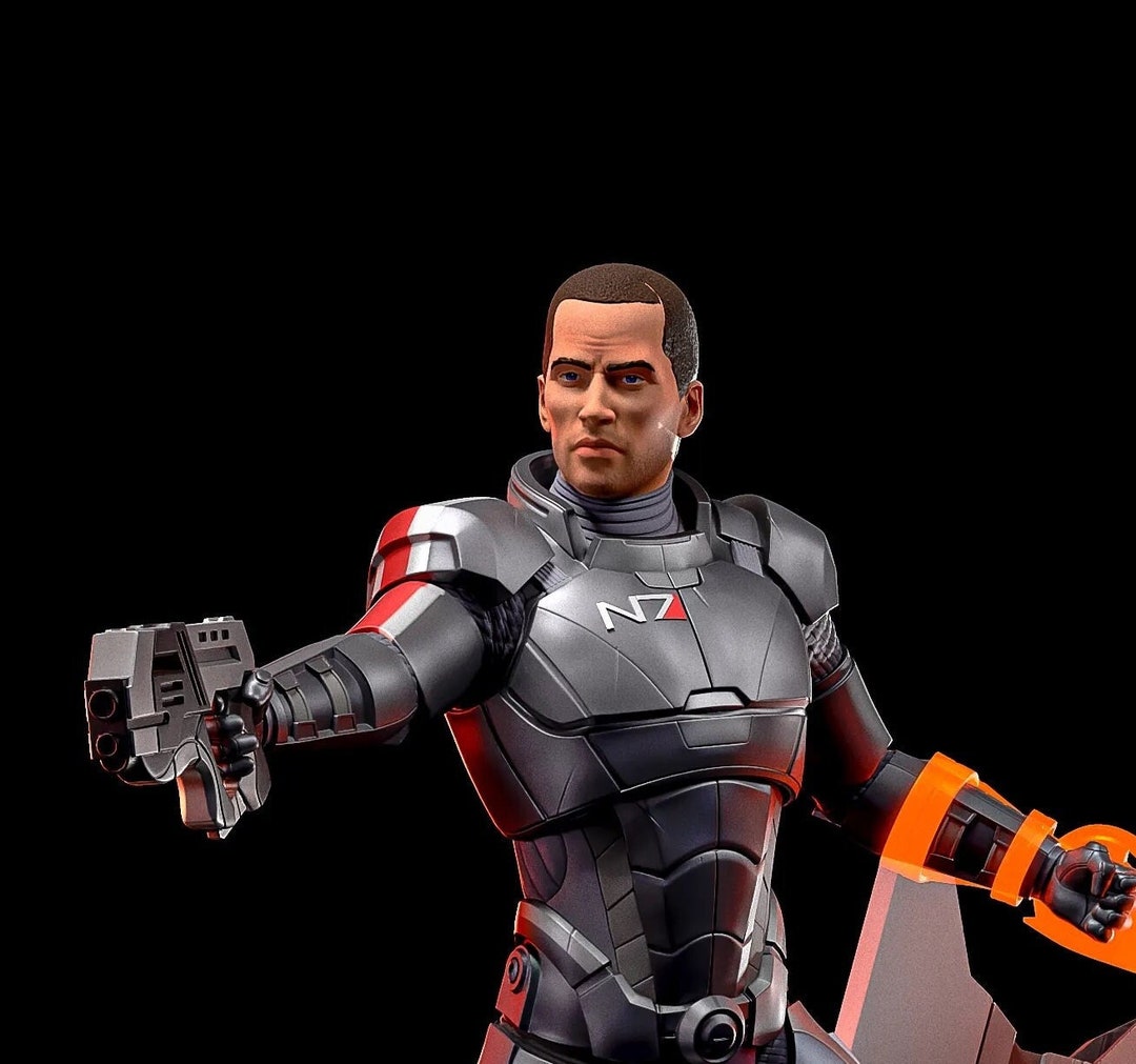 Shepard mass Effect Fan Art / Resin Sculpture for Assembling and ...