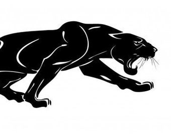 Panther Decal Vinyl Car Decal Window Decal Laptop Decal - Etsy