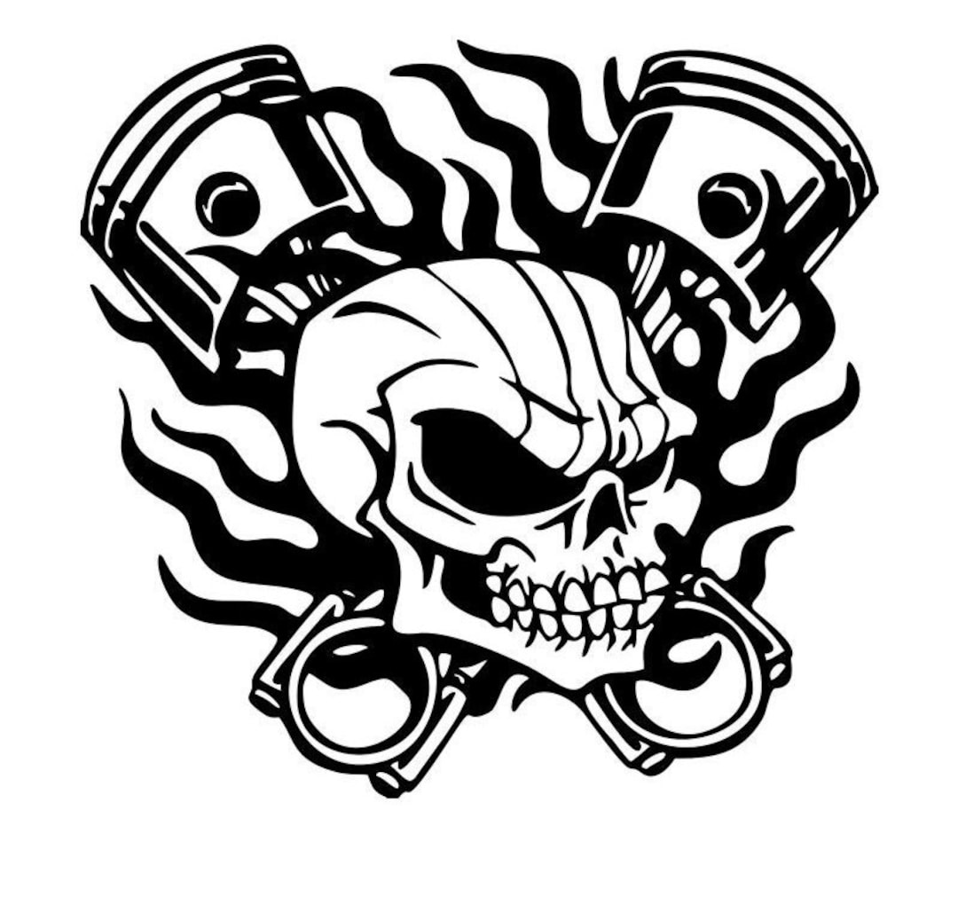 Scull Decal/vinyl Stickers& Decals for Cars/vinyl Decal/laptop Sticker ...