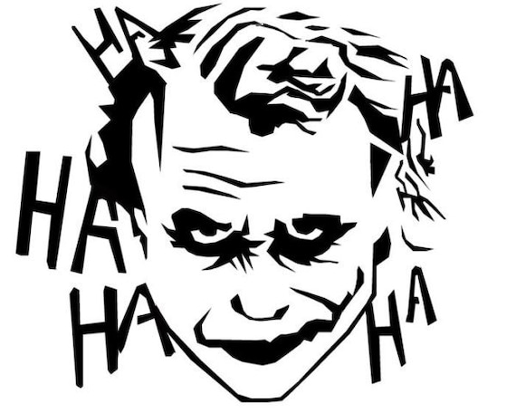 Joker Decal/car Sticker.vinyl Decal.car Stickers and - Etsy
