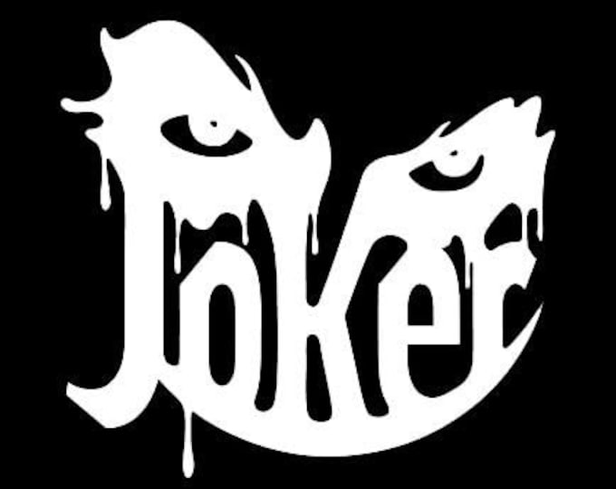 Joker Decal/car Sticker.vinyl Decal.car Stickers and Decals.laptop ...