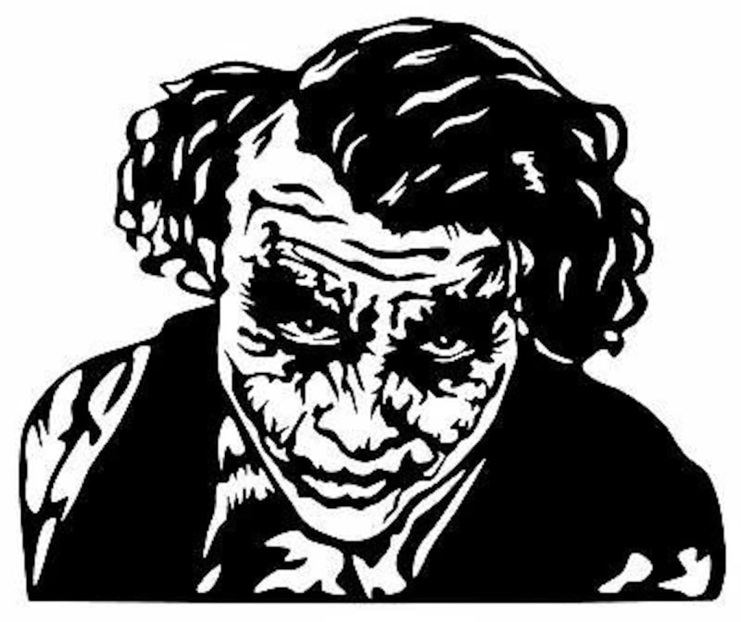 Joker Decal/car Sticker.vinyl Decal.car Stickers and Decals.laptop ...