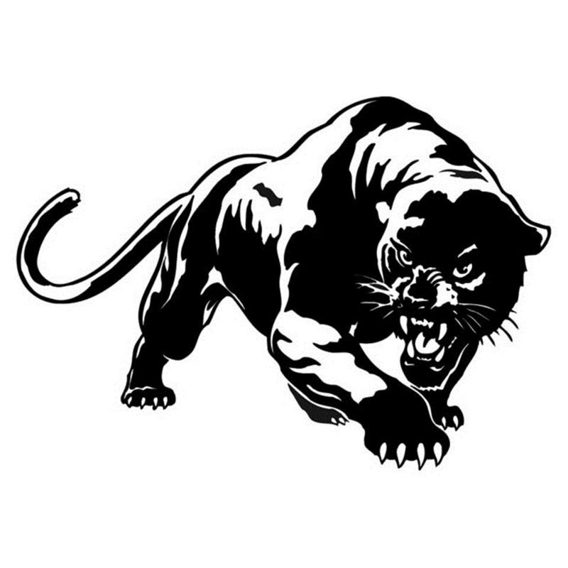 Red Panther Car Decal - Etsy