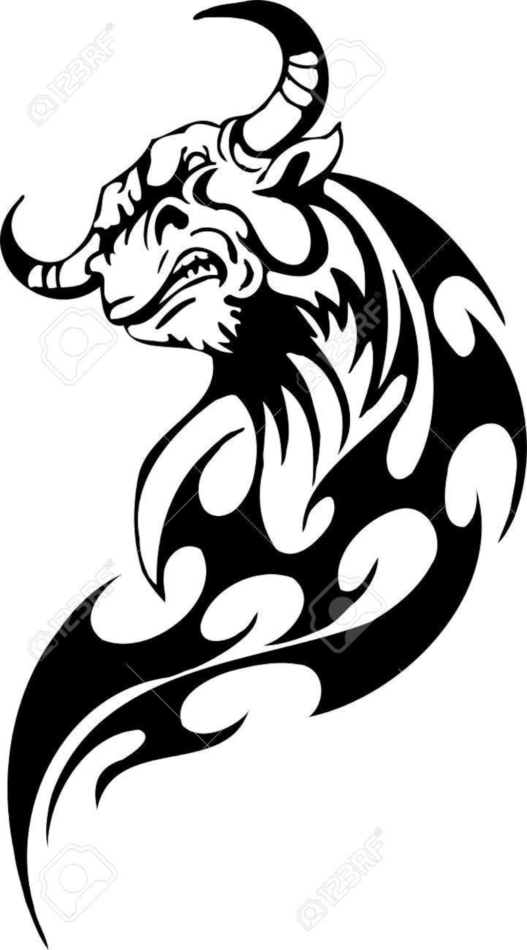 Bull Decal/vinyl Stickers& Decals for Cars/vinyl Decal/laptop Sticker ...