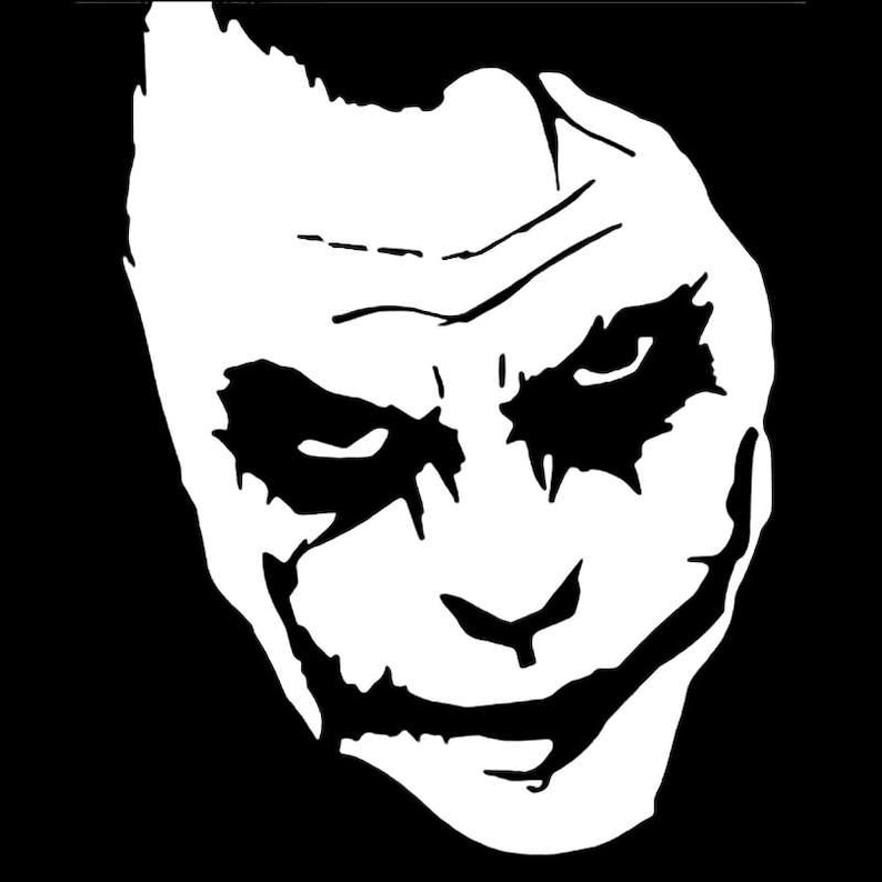 Joker Decal/car Sticker.vinyl Decal.car Stickers and - Etsy