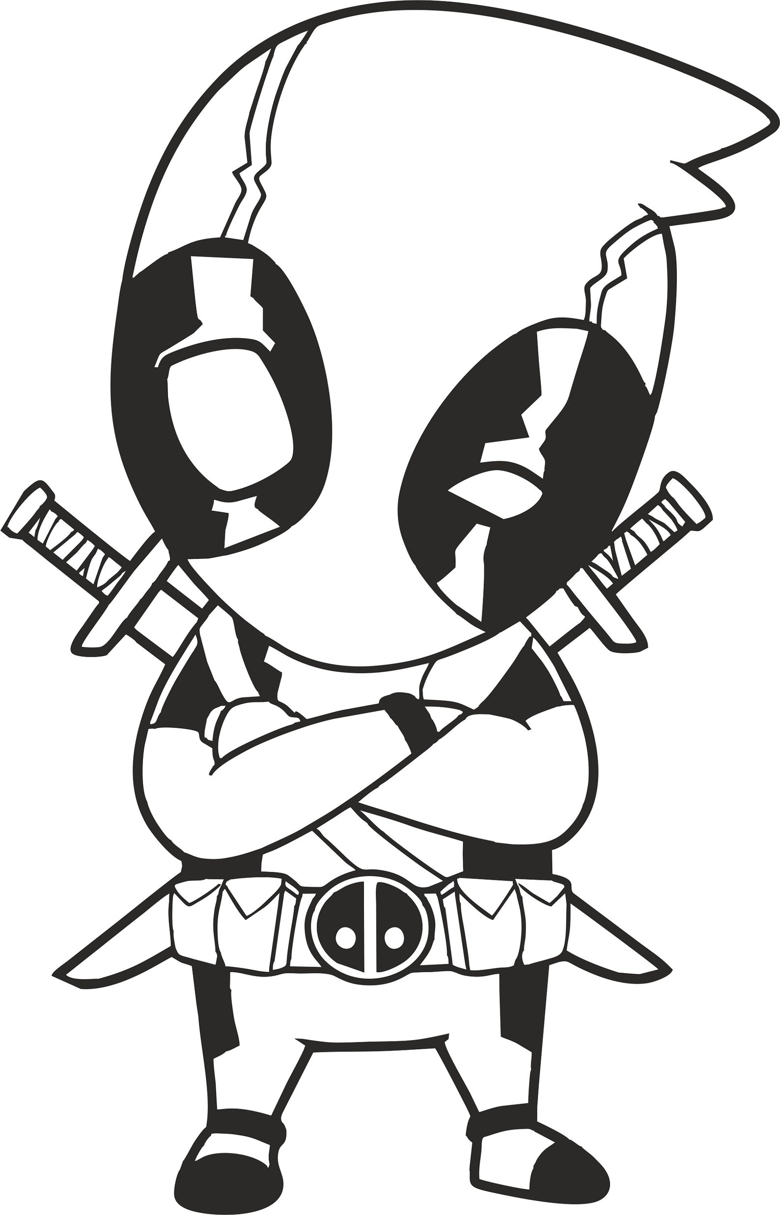 Deadpool Decal/car Sticker.vinyl Decal.car Stickers and Decals.laptop ...