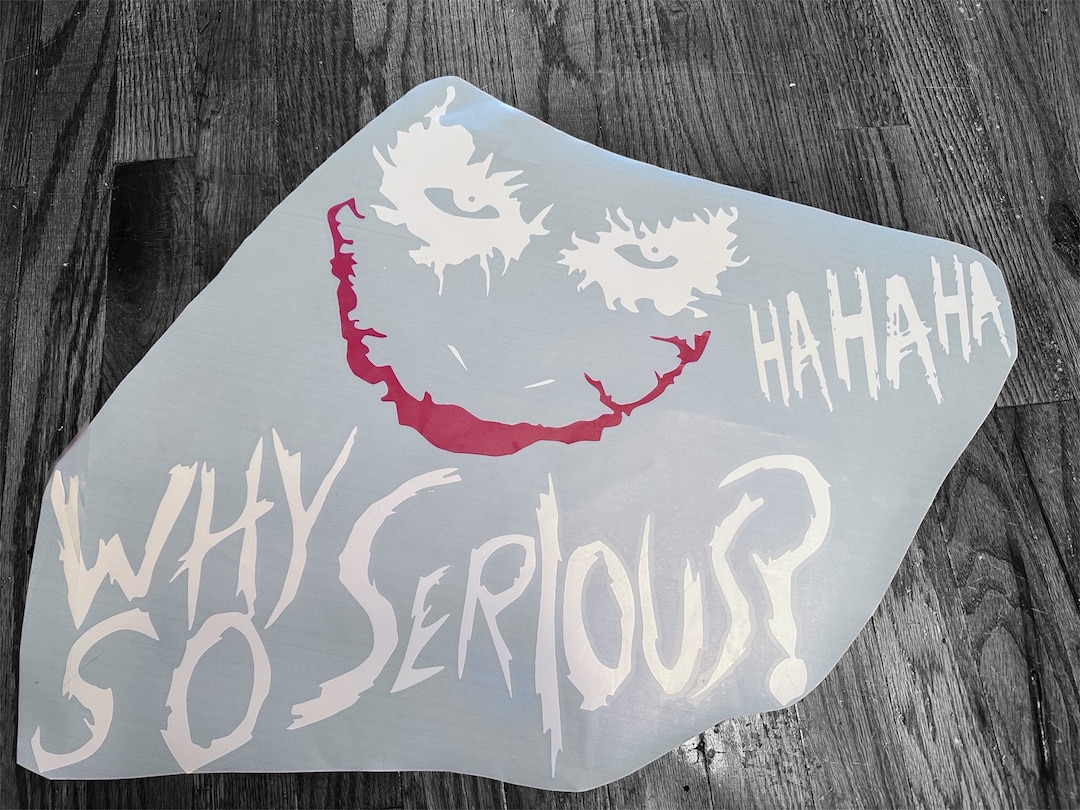 Joker Decal/car Sticker.vinyl Decal.car Stickers and Decals.laptop ...