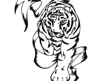 Tiger Deca/vinyl Stickers& Decals for Cars/vinyl Decal/laptop Sticker ...