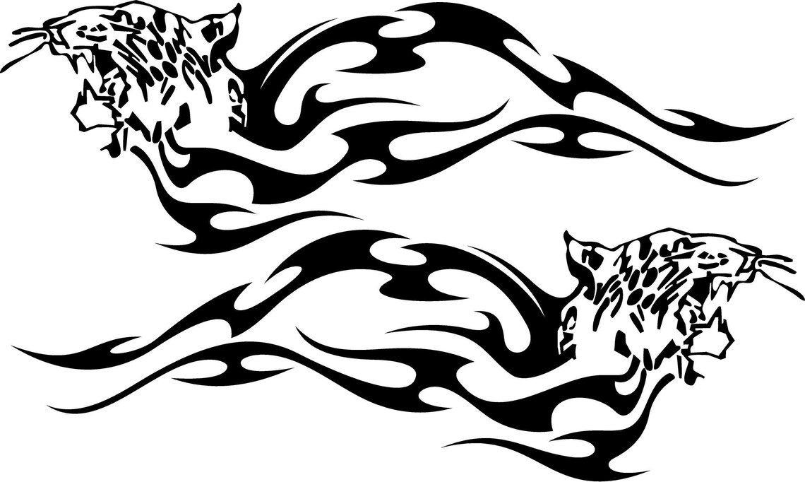 Tiger Decal/vinyl Stickers& Decals for Cars/vinyl Decal/laptop Sticker ...