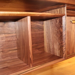 Walnut Executive Desk in Danish Modern Style - Etsy
