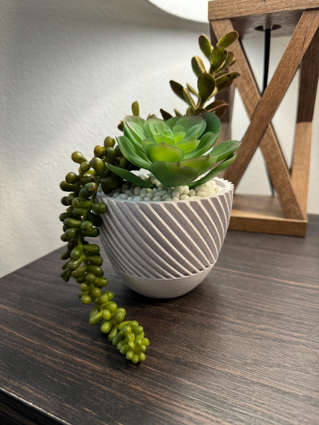 Plant Pot - Round Half Spiral - Etsy