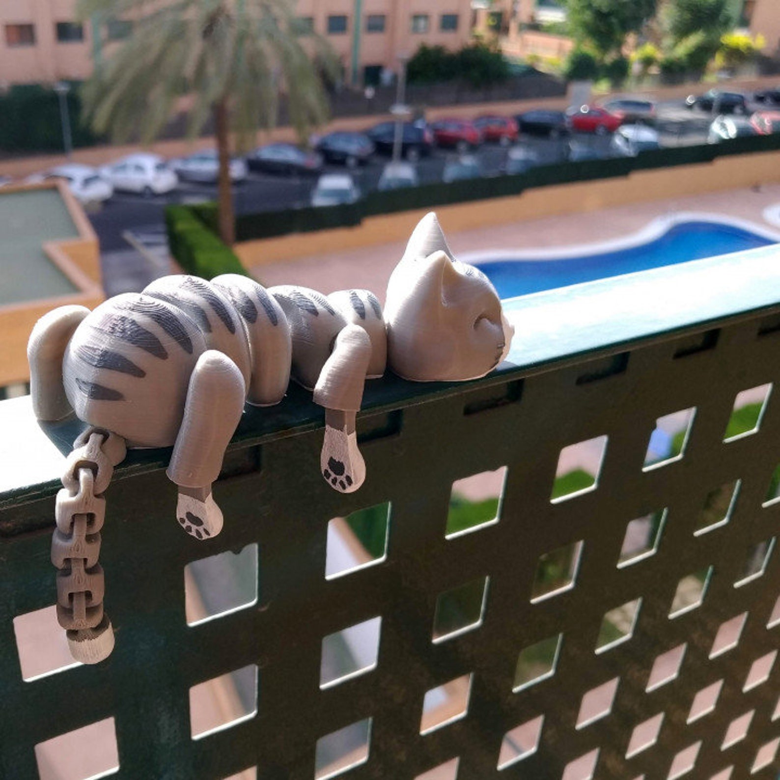 The Lazy Cat / Flexi Cat / Articulated Animal / Cat Toy / Cat - Etsy