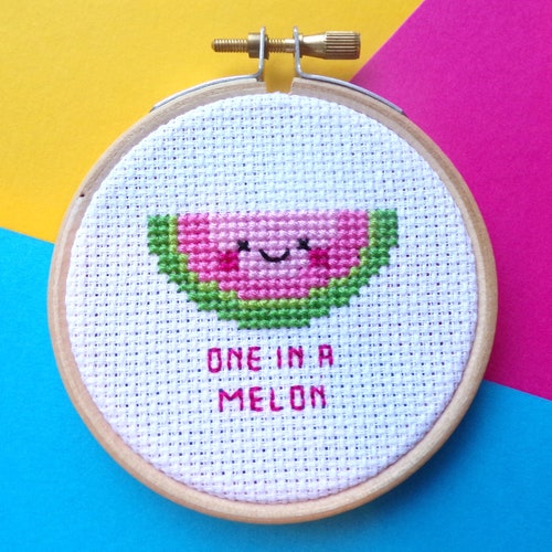 Kawaii Sun Mini Cross Stitch Design Cute Beginners Instant - Etsy