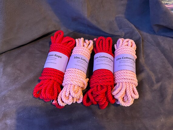 6mm Cotton Rope for Shibari/rope Play - Etsy UK