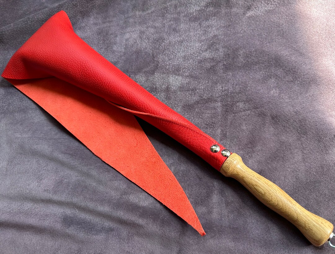 Red Long Thick Cowhide Dragon Tail Whip - Etsy