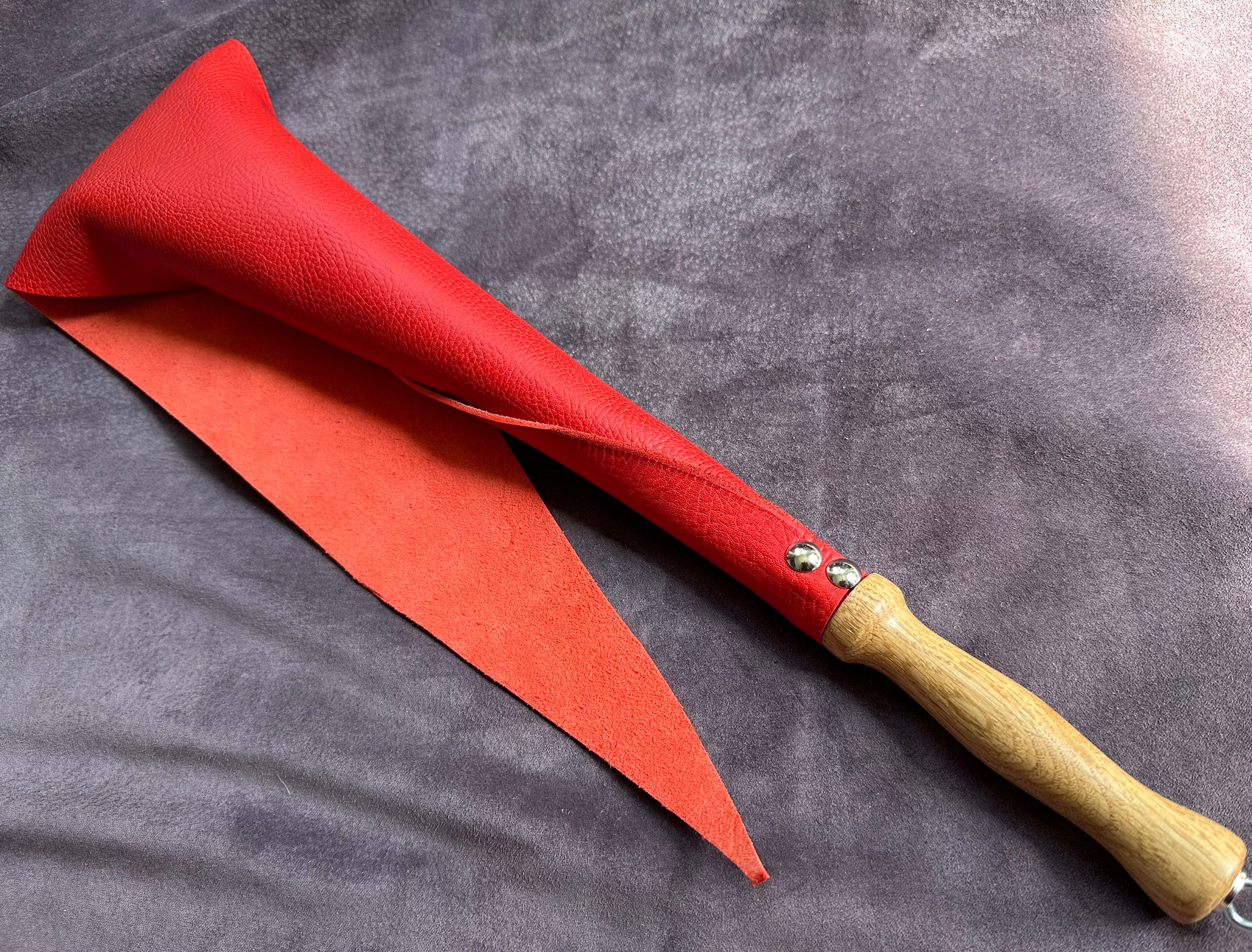 Red Long Thick Cowhide Dragon Tail Whip - Etsy