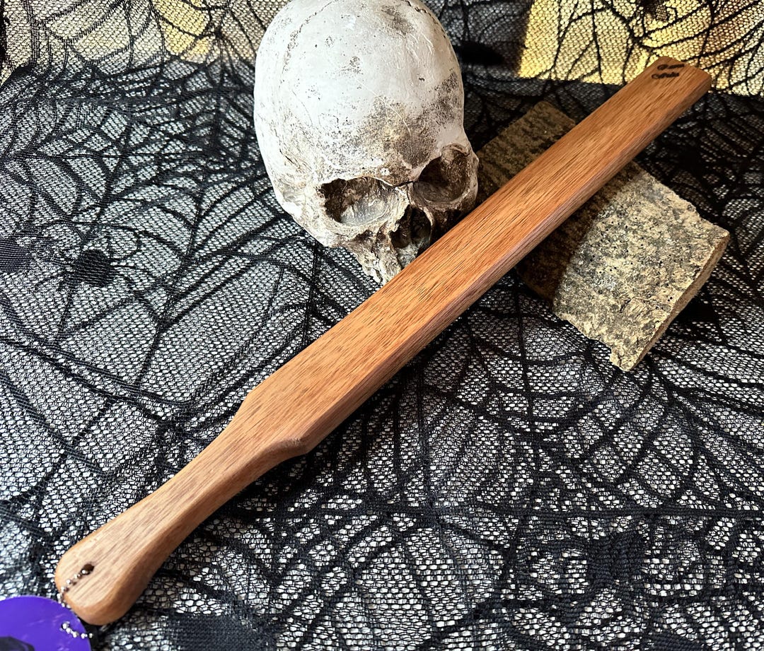 Reclaimed Iroko Narrow Discipline Stick Style Spanking Paddle - Etsy