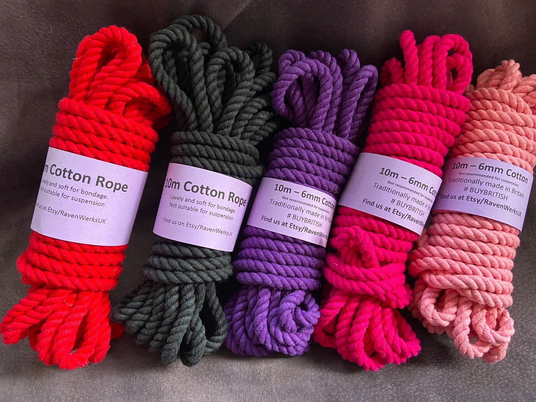6mm Cotton Rope for Shibari/rope Play - Etsy