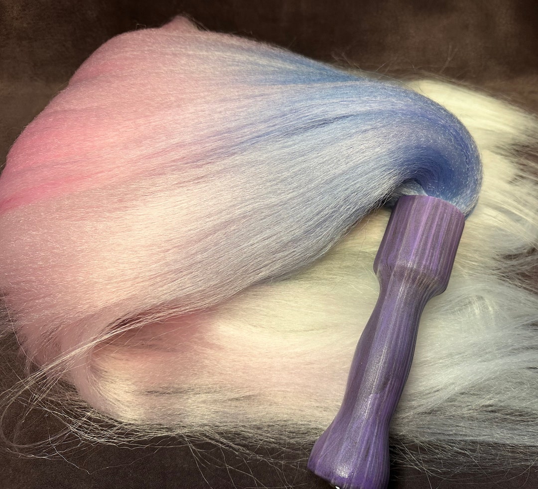 Pink White and Blue Trans Colours Floofinator Synthetic Hair - Etsy