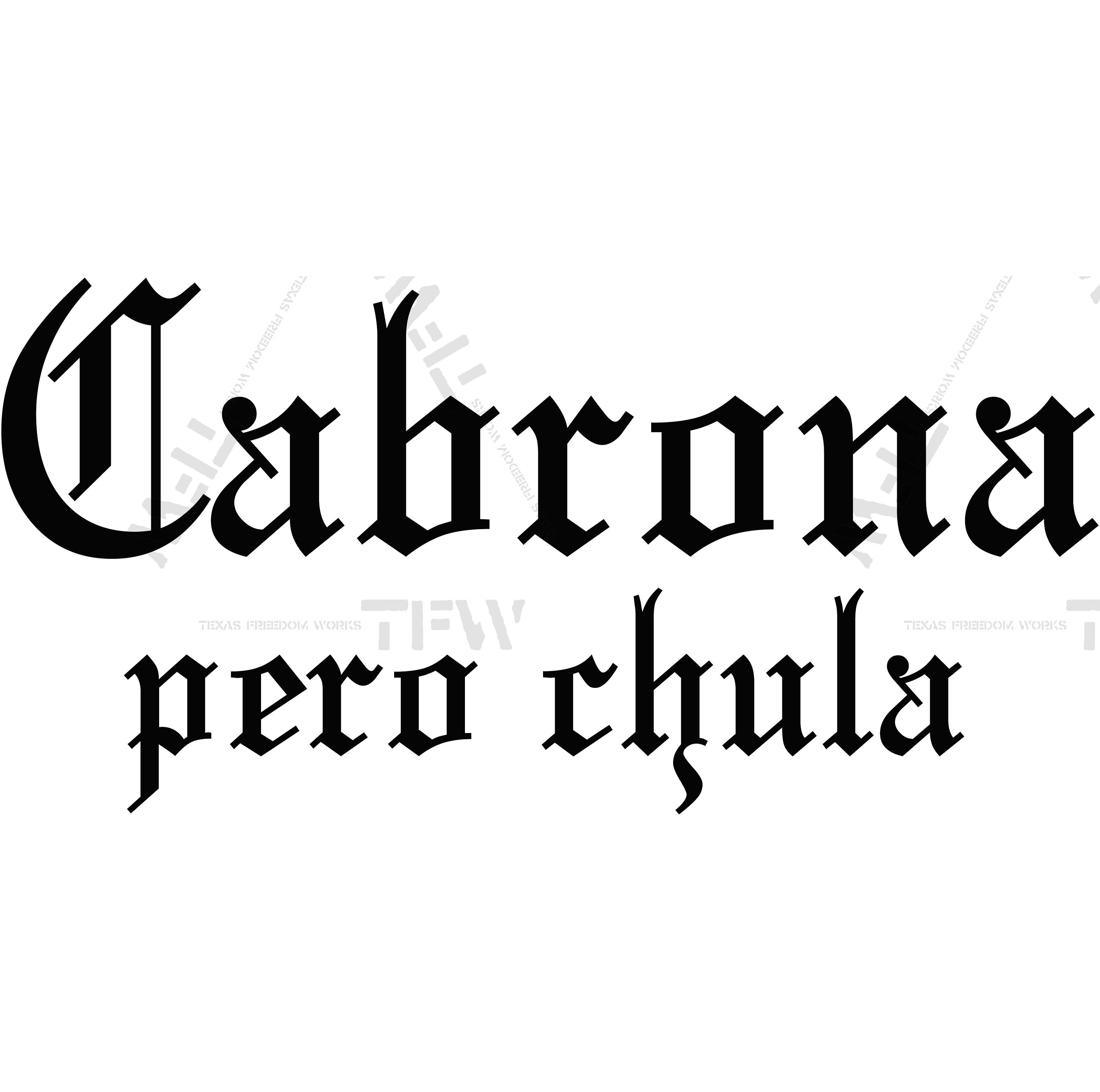 Cabrona Pero Chula Svg Digital Download Etsy