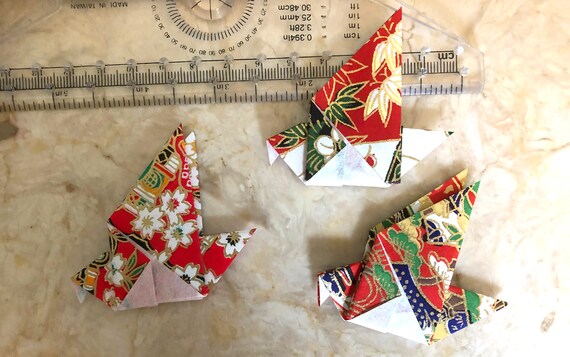 Origami Partridges Large Scrapbooking elements: 2.25 X 2 | Etsy