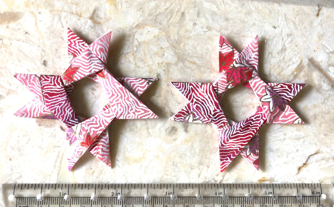 Origami Stars, Twin Pack, Large, Scrapbooking Elements: (approximately ...