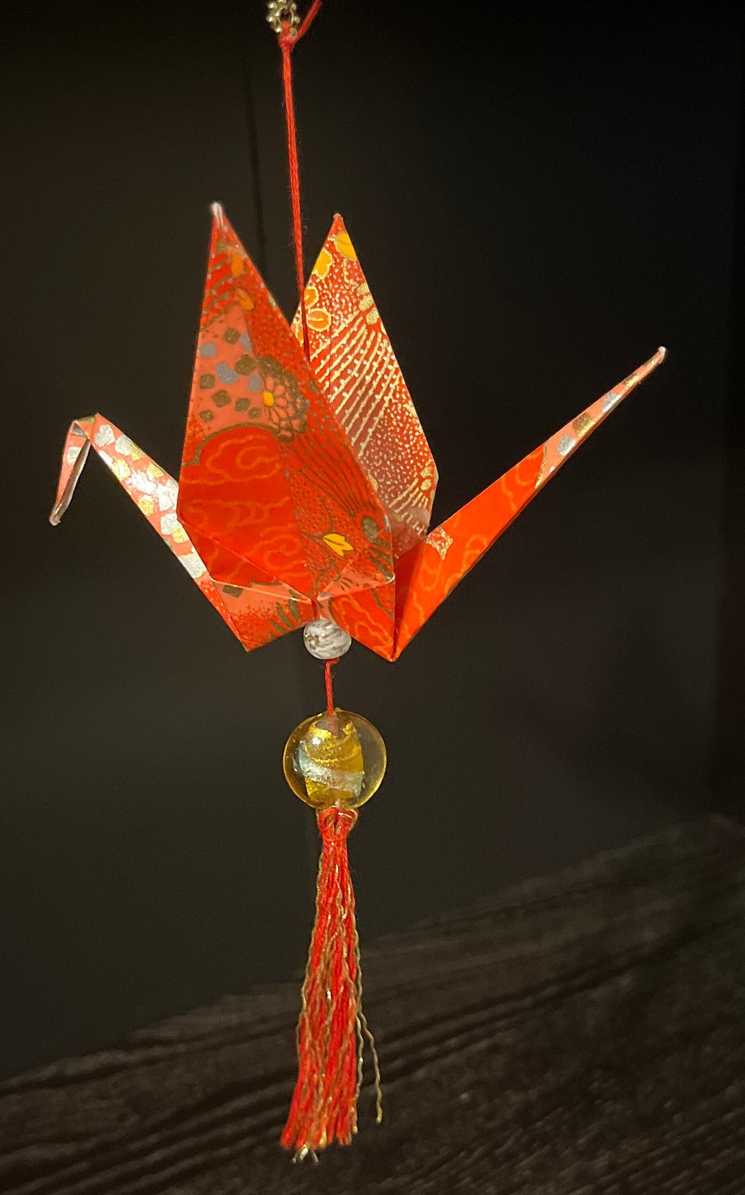 Origami Cane Ornament - Etsy