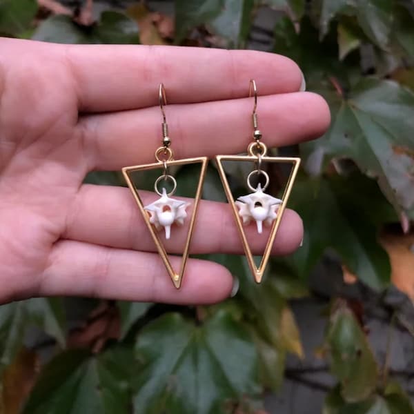 Bone Earrings - Etsy