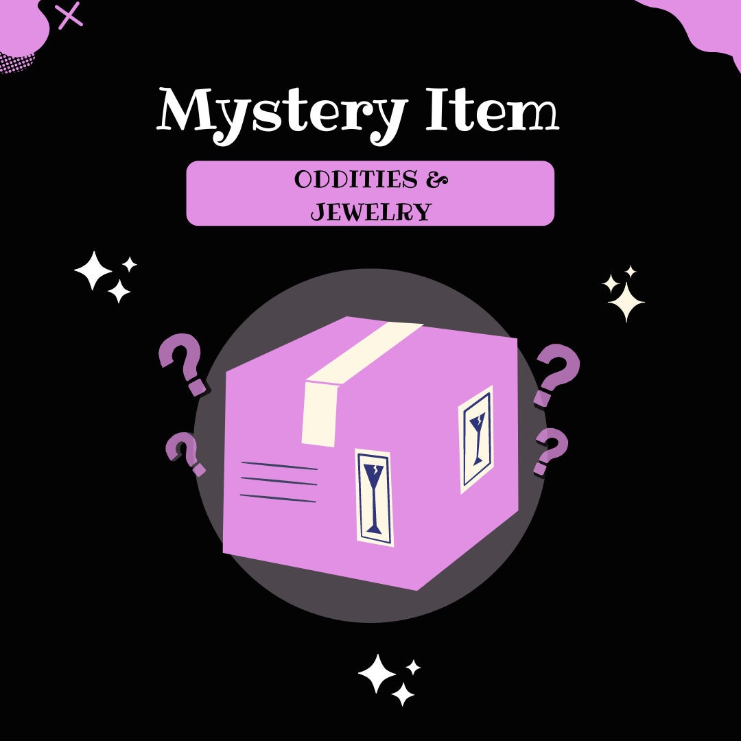 Mystery Oddities Box Real Bone Jewelry Goth Gothic Style Punk Oddities ...