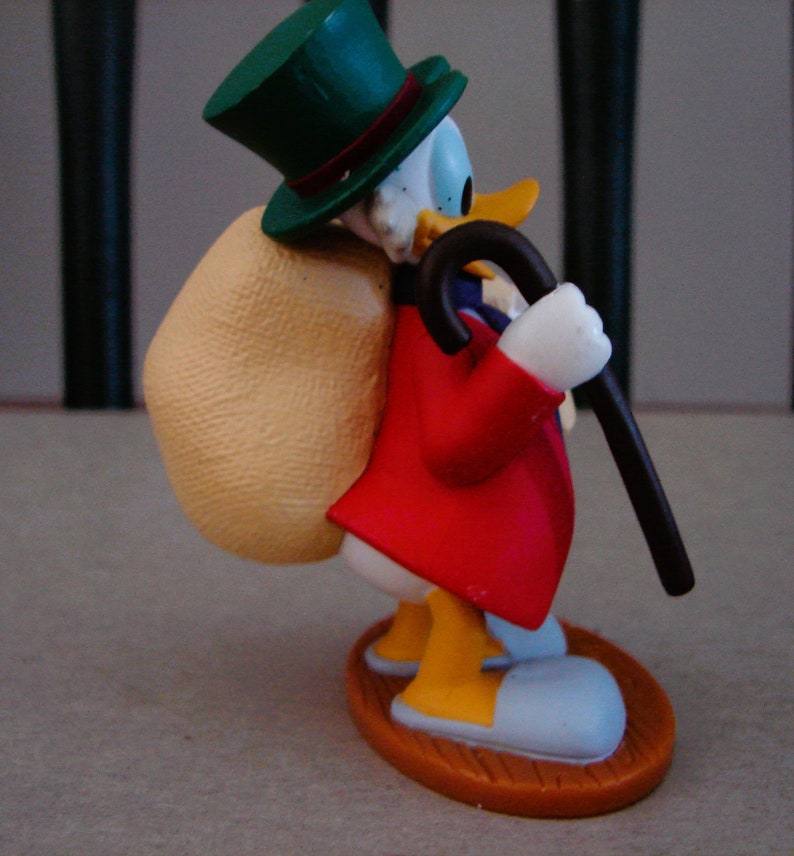 Donald Duck. Scrooge, With Bag and Cane. Vintage. Disney. Christmas ...