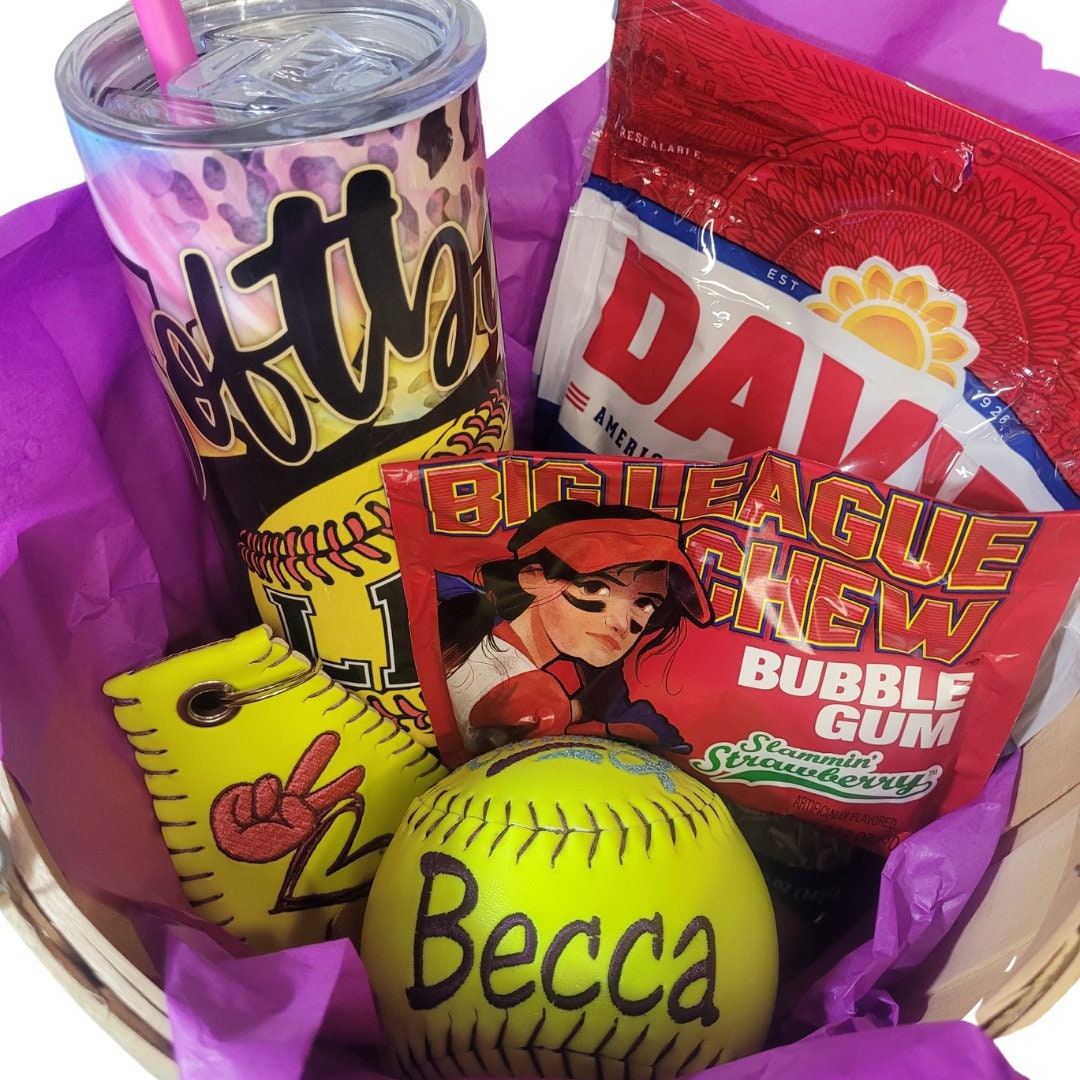 The Softball Basket Gift for Softball Players Softball - Etsy