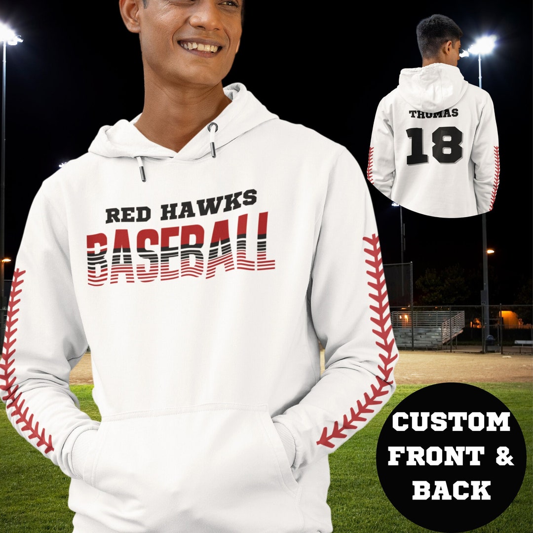 Custom Baseball Hoodie Personalized Baseball Sweatshirt - Etsy