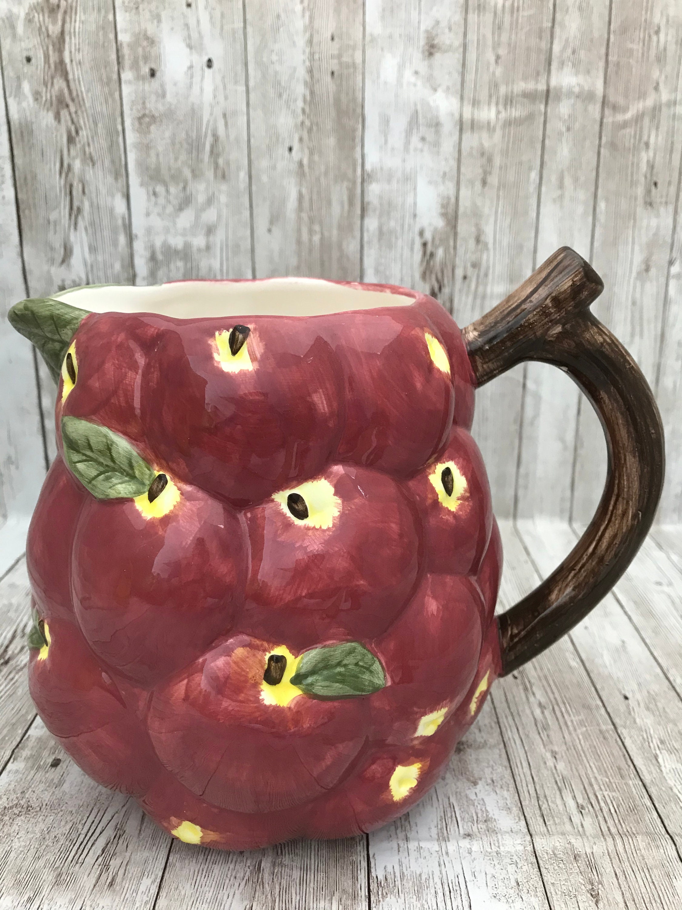 Apple Vintage Pitcher - Etsy