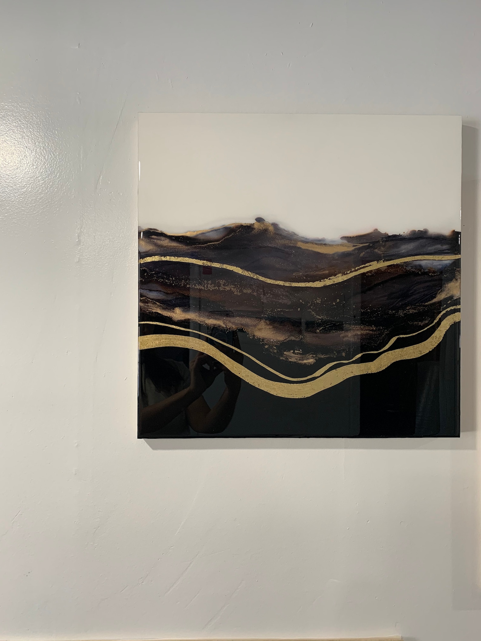 Obsidian II / Wall Art / Original Abstract Painting/ Ready to Hang ...